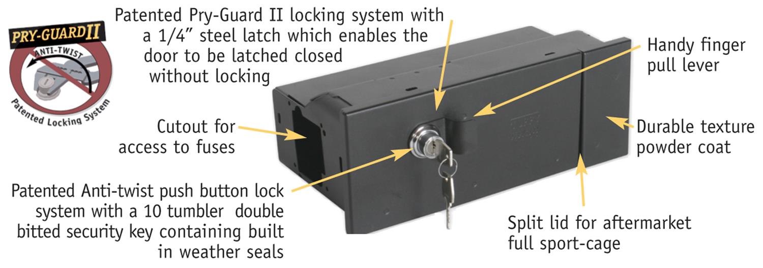 Tuffy Security Products 108-01 Tuffy Security Glove Boxes | Summit Racing
