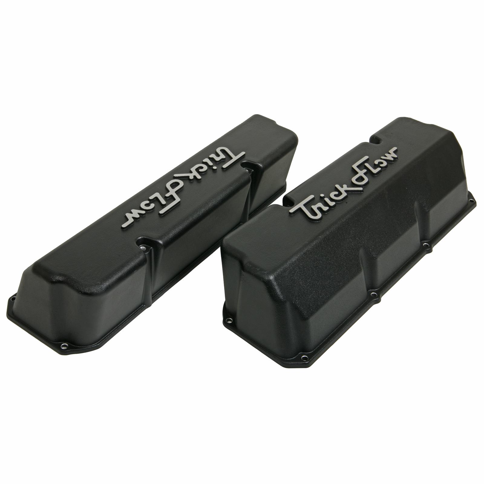 Trick Flow Specialties TFS-51611802 Trick Flow® Cast Aluminum Valve Covers | Summit Racing