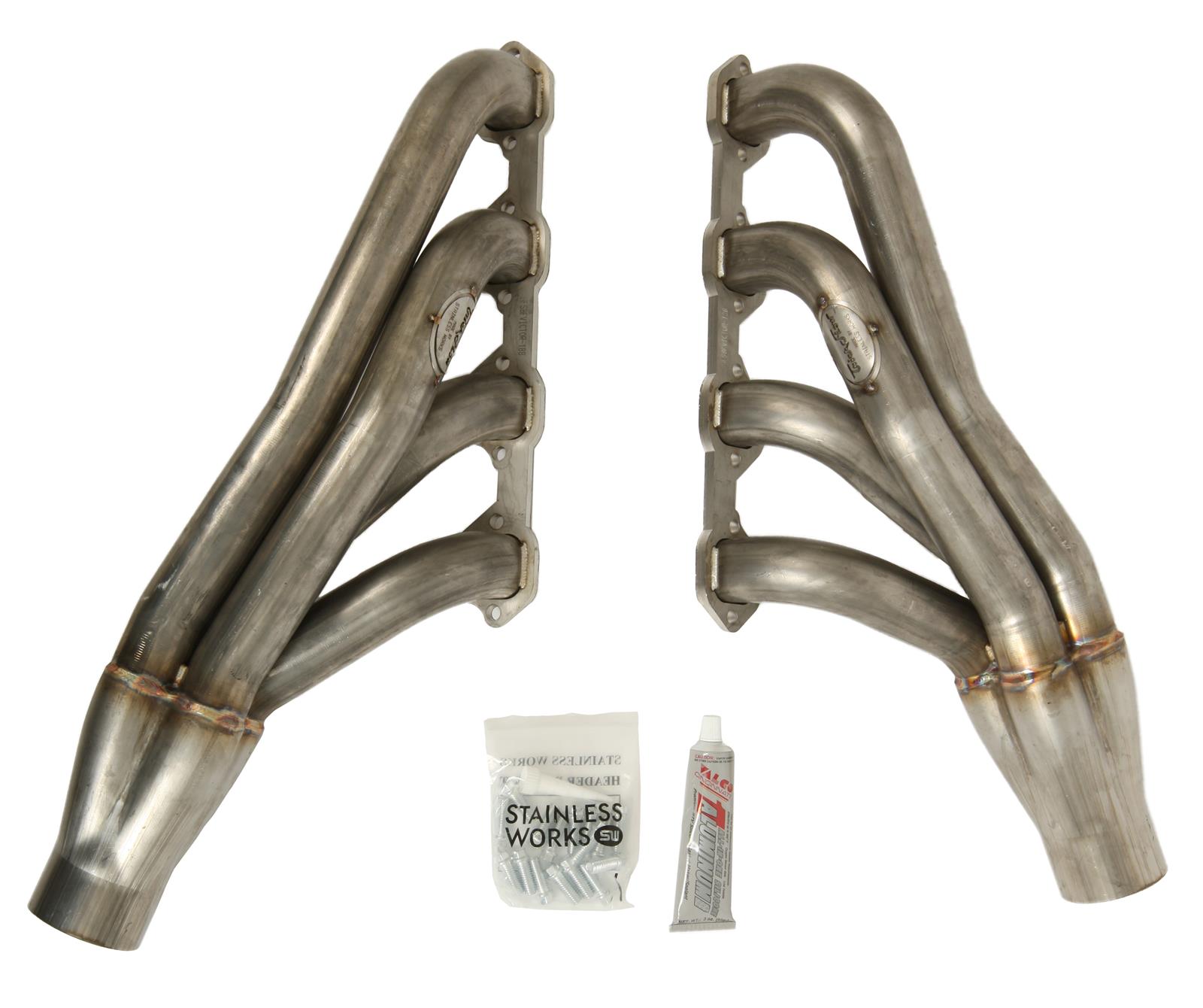 Trick Flow Specialties TFS-SBF-DFT-VIC Trick Flow® by Stainless Works Headers | Summit Racing