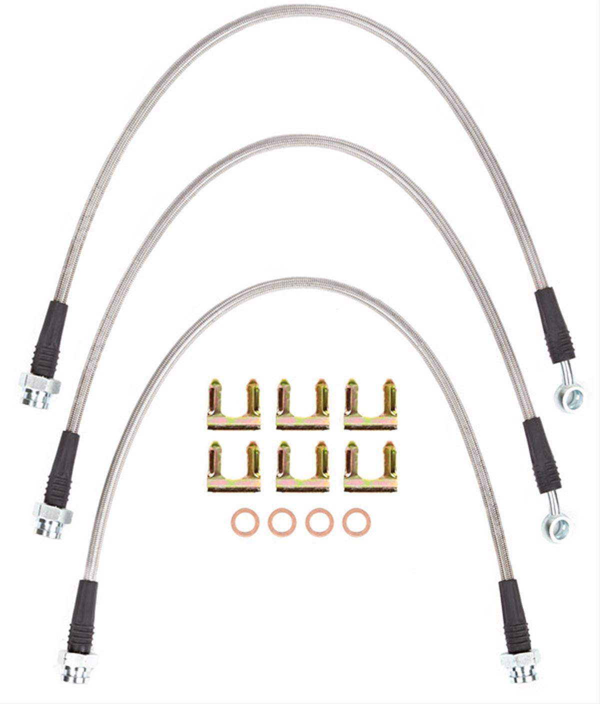 Trail Gear 110808-3-KIT Trail-Gear Extended Brake Lines | Summit Racing