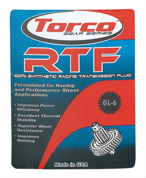 Torco A220015E Torco RTF Racing Transmission Fluid | Summit Racing