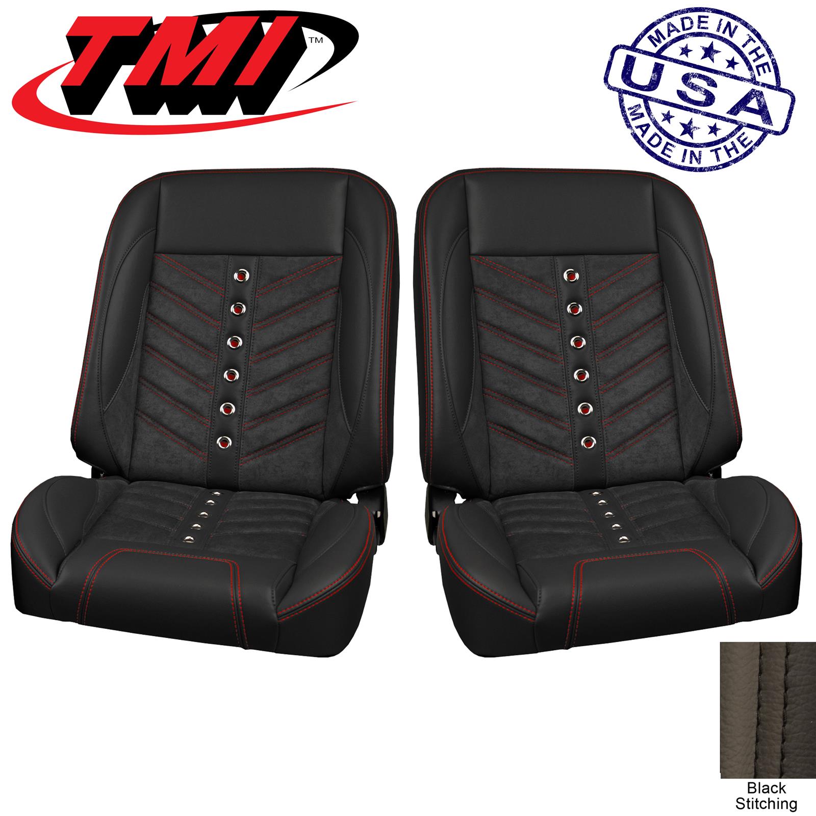 TMI Products 47-9710-6525-99-BKS-SGBK TMI Pro-Classic Sport VXR Series ...