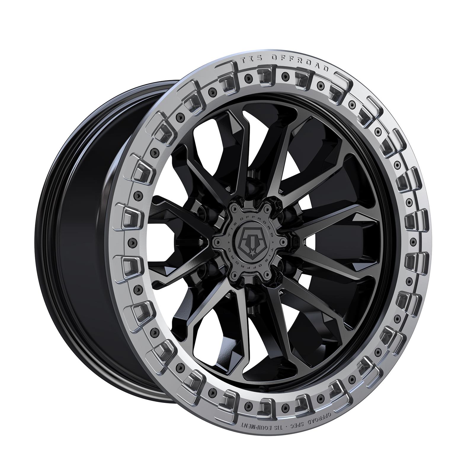 TIS Wheels A274322 TIS Wheels 556 Satin Black Wheels with Anthracite ...