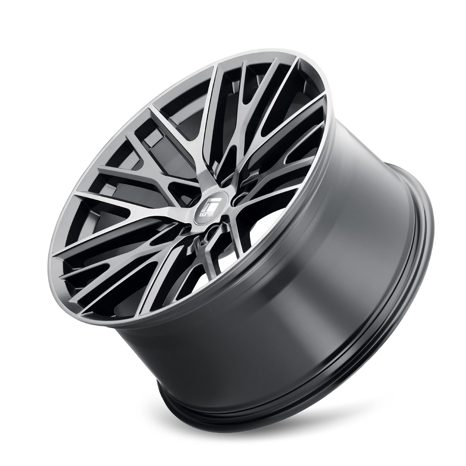 Touren 3291-22936TM18 Touren TR91 Matte Black Wheels with Dark Brushed ...