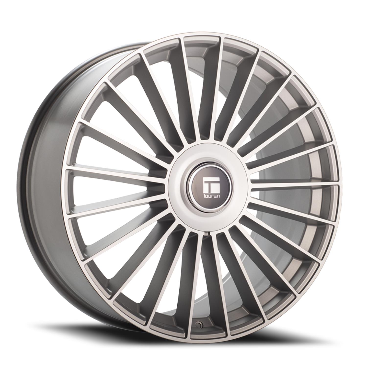 Touren 3610-22937S20 Touren TR10 Satin Silver Wheels with Machined Face ...