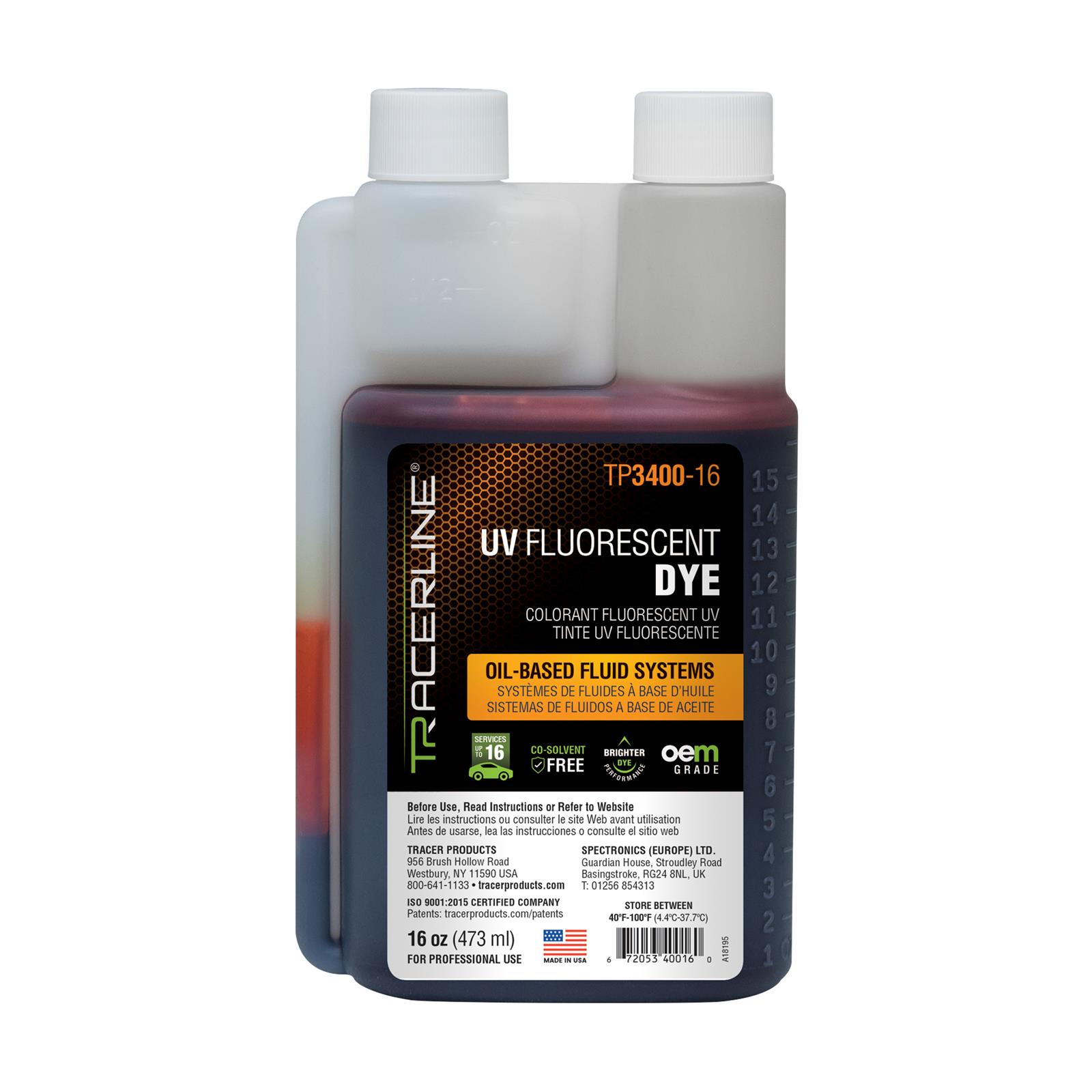 Tracerline TP3400-16 Tracerline UV Fluorescent Oil-Based Fluid ...