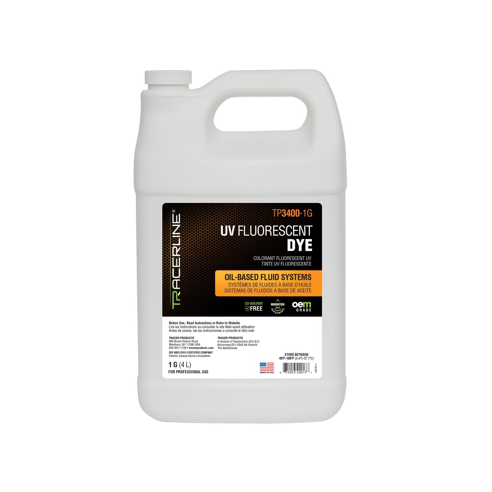 Tracerline TP3400-1G Tracerline UV Fluorescent Oil-Based Fluid ...