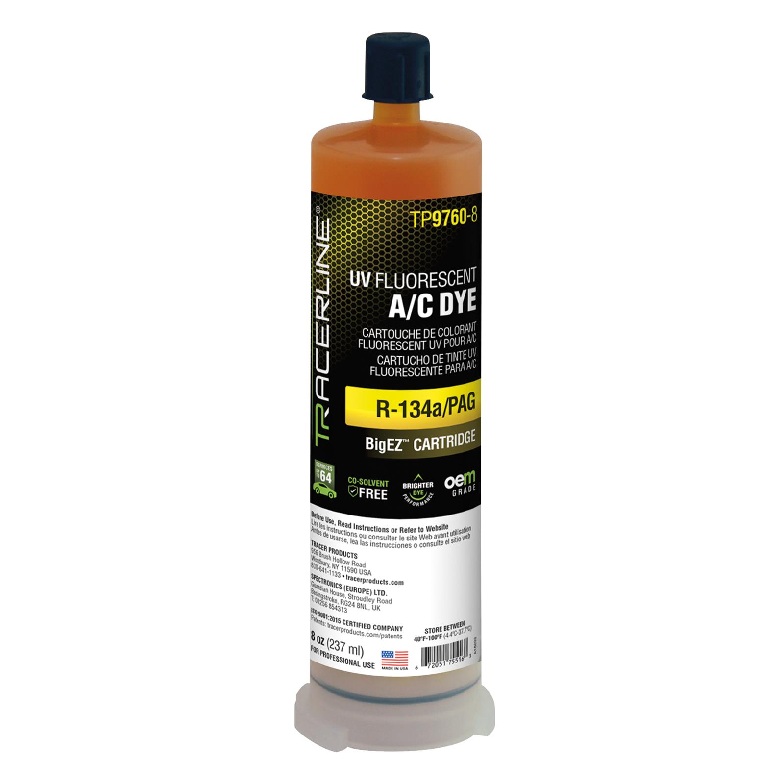 Tracerline TP9760-8 Tracerline BigEZ Universal A/C Dye Cartridges ...