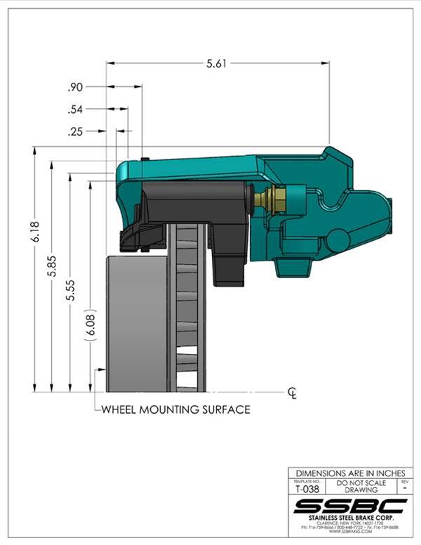 1965 CHEVROLET IMPALA SSBC A125-2 SSBC USA Drum to Disc Brake Conversion Kits | Summit Racing
