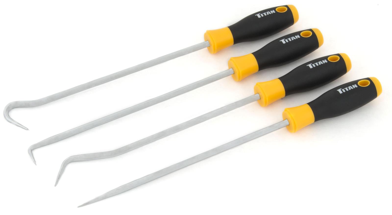 Titan Tools 17221 Titan 4-Piece Long Pick Sets | Summit Racing