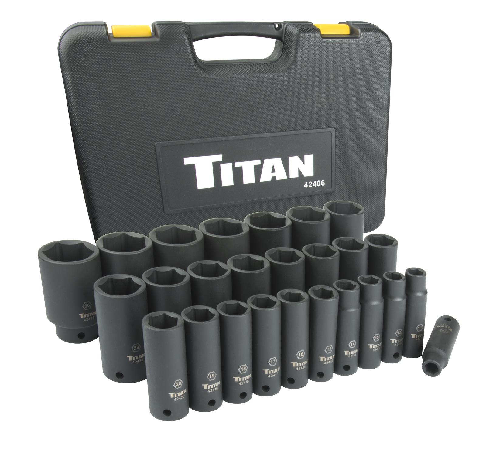 Titan Tools 42406 Titan Impact Socket Sets | Summit Racing
