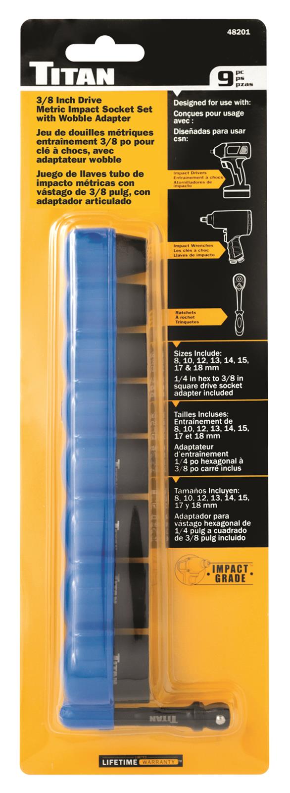 Titan Tools 48201 Titan Impact Socket Sets | Summit Racing