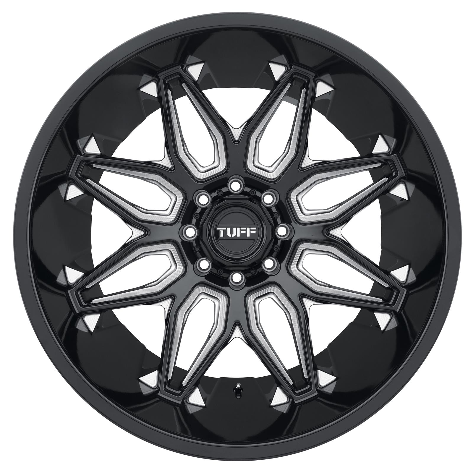Tuff Wheels 2012T3B-58180B25 Tuff Wheels T3B Gloss Black Wheels with ...