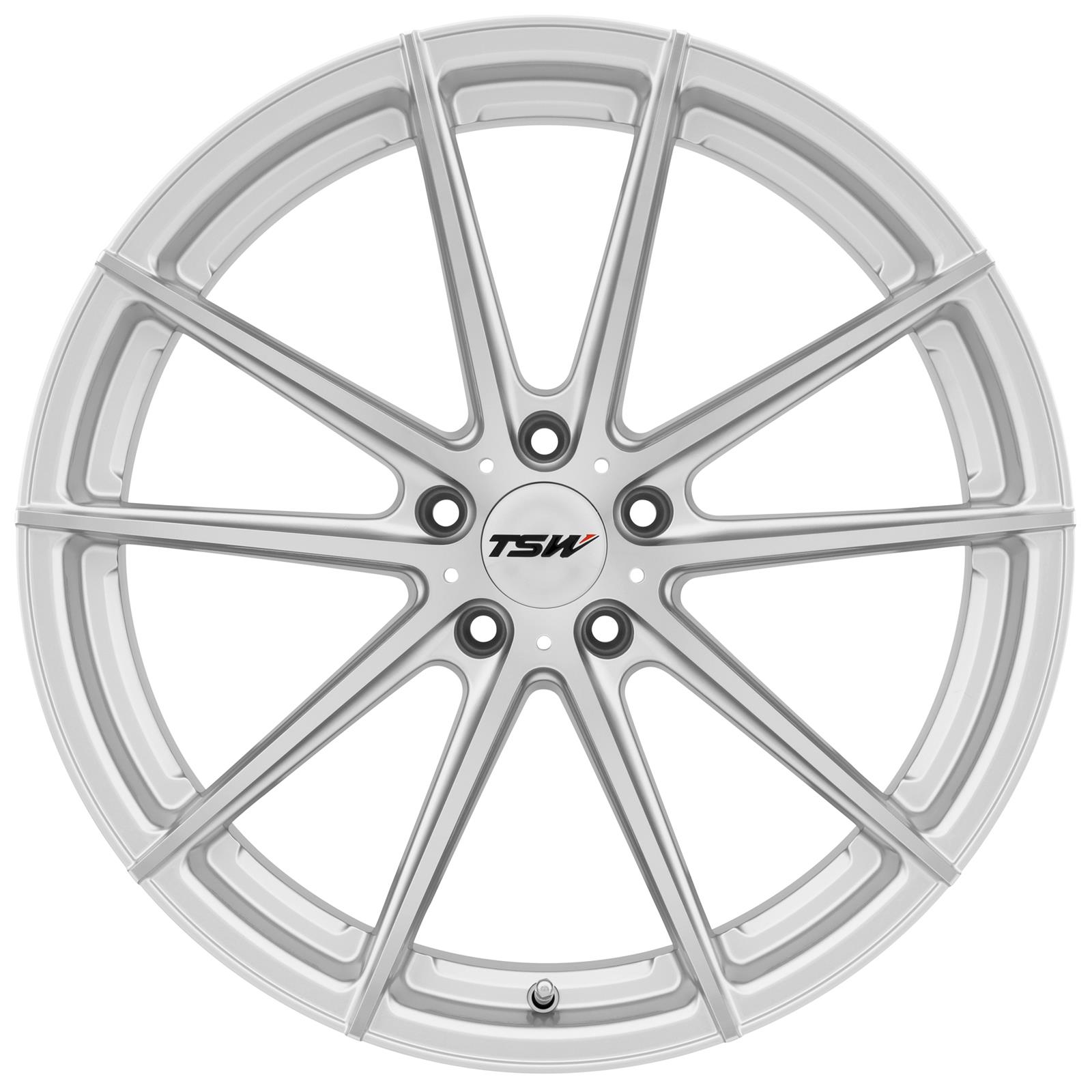 TSW Wheel 1990BAT155120S76 TSW Bathurst Series Silver Wheels with ...