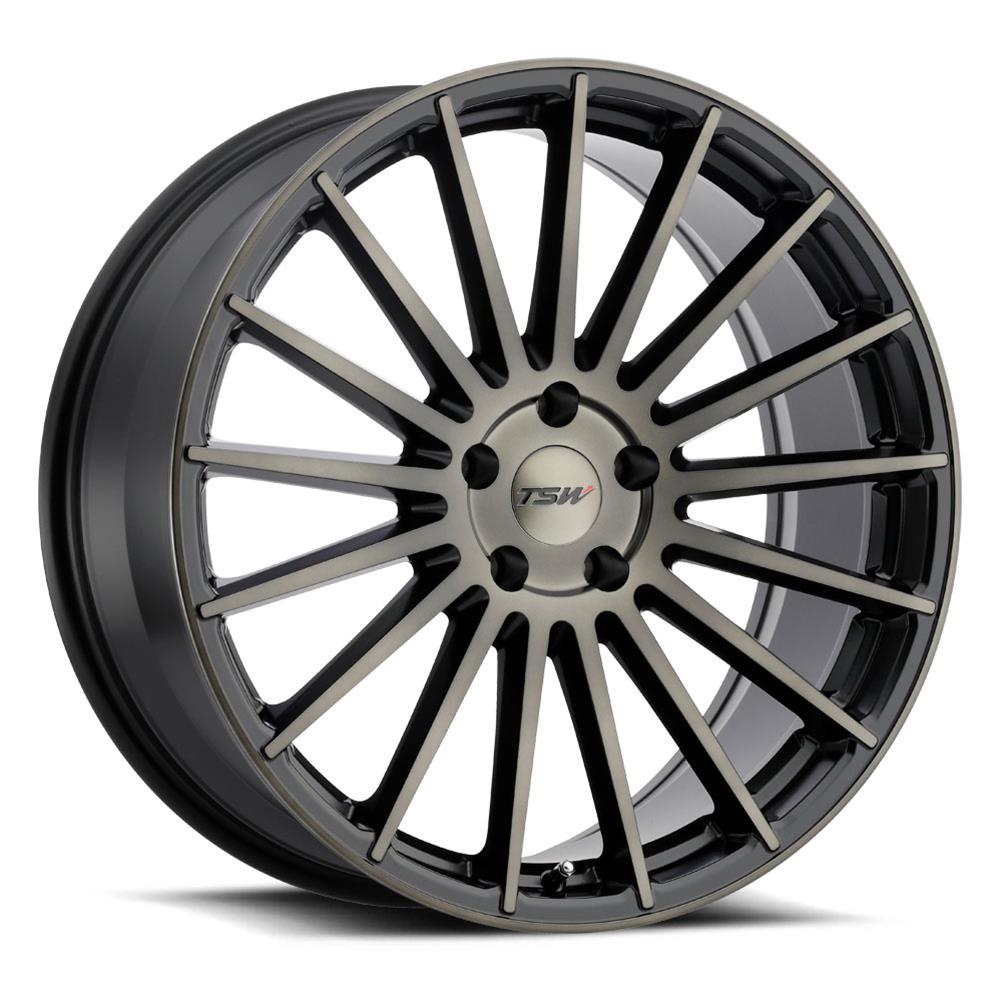 TSW Wheel 1780LCU405108M72 TSW Luco Series Matte Black Wheels with ...