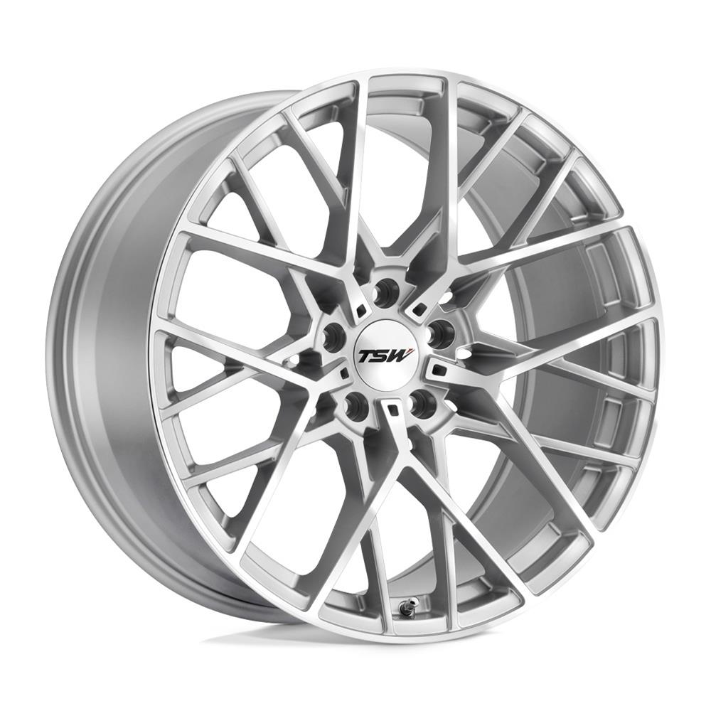 TSW Wheels Sebring Series Gloss Silver Wheels with Mirror Cut Face ...
