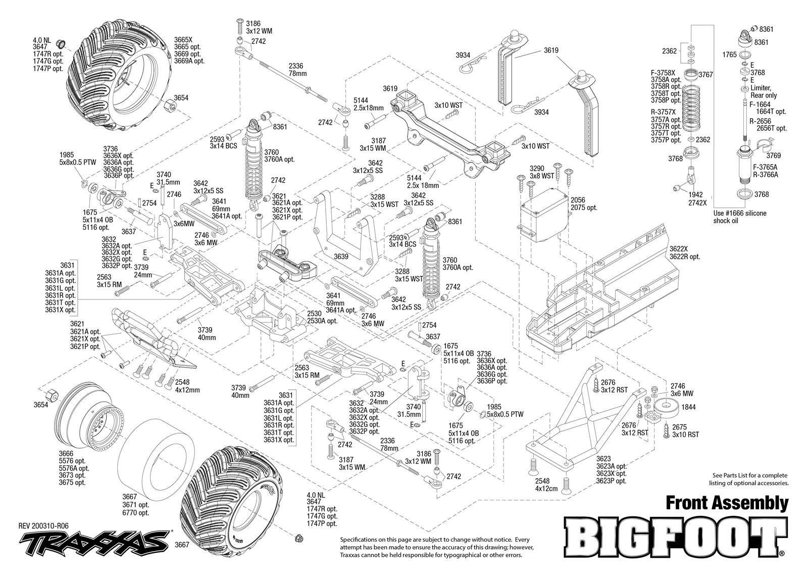Traxxas 36034-1-FLME Traxxas BIGFOOT® Special Edition Monster Trucks ...