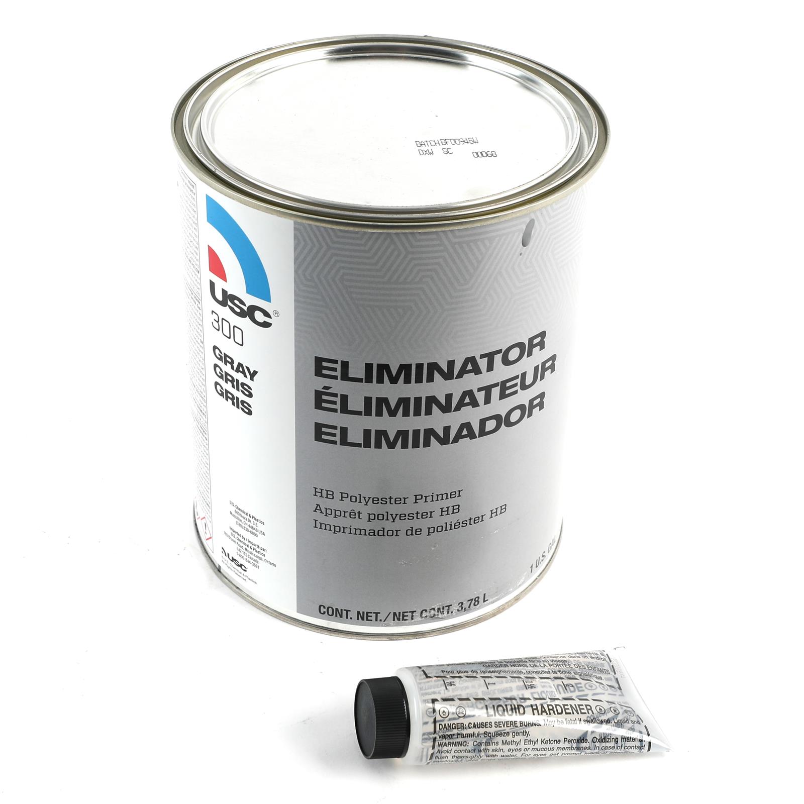 US Chemical 300.G01 US Chemical Eliminator High-Build Polyester Primer ...