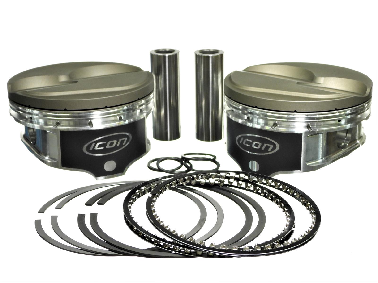 ICON IC433CAKTS.STD ICON Premium Forged Piston and Ring Kits | Summit ...