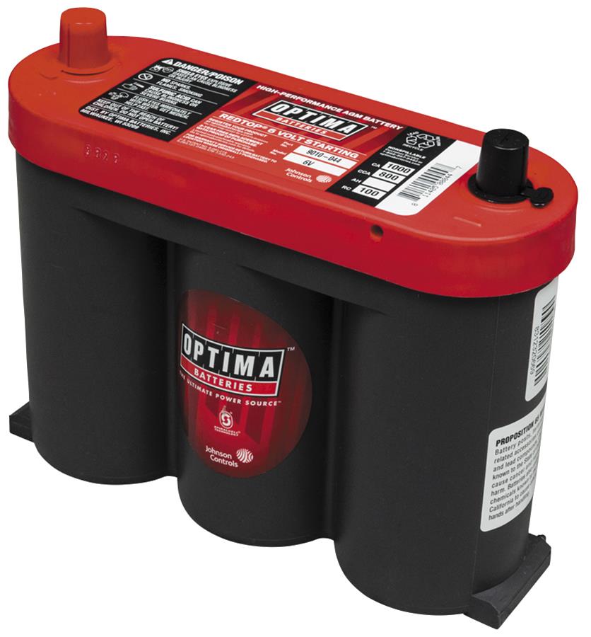 Optima Batteries 9010-044 Optima RedTop 6-Volt Batteries | Summit Racing
