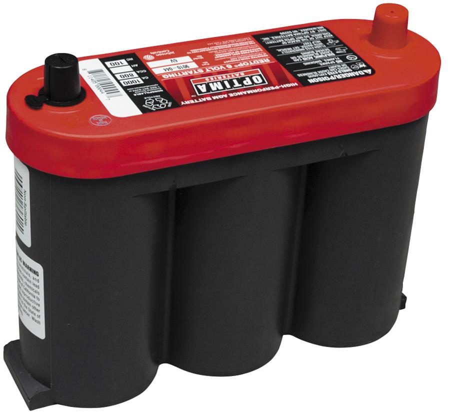 Optima Batteries 9010-044 Optima RedTop 6-Volt Batteries | Summit Racing