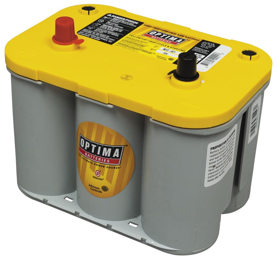 Optima Batteries 9012-021 Optima YellowTop Deep-Cycle 12-Volt Batteries ...