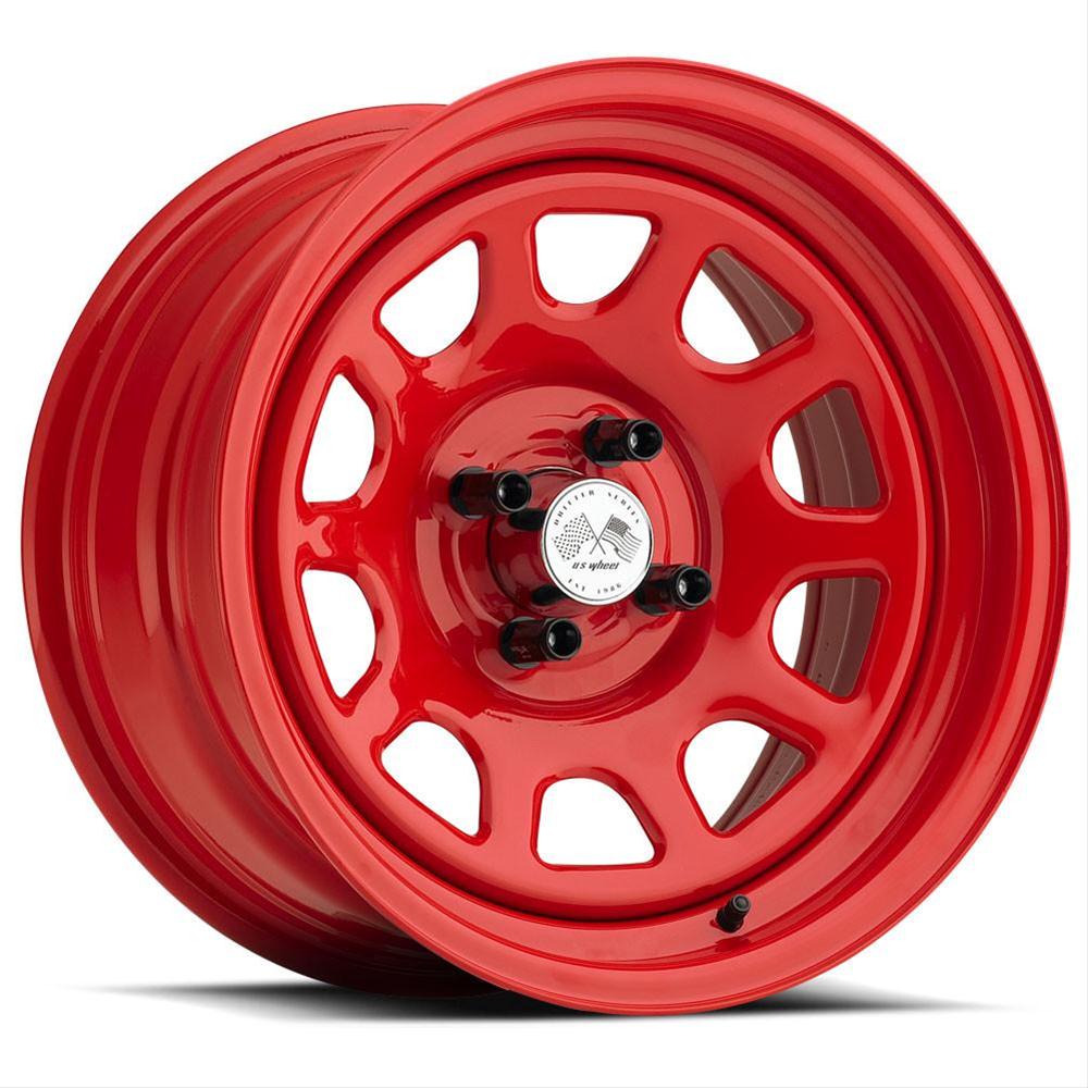 U.S. Wheel 022-5841RED U.S. Wheel 022 Series Drift Daytona FWD Red ...
