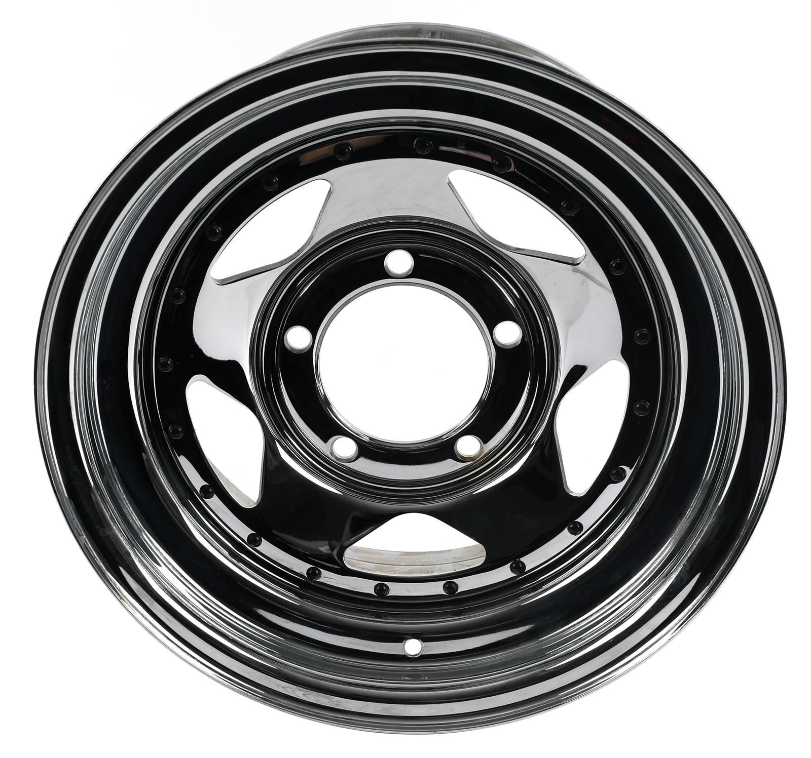 U.S. Wheel 37-5755 U.S. Wheel 37 Series Chrome Star Wheels | Summit Racing