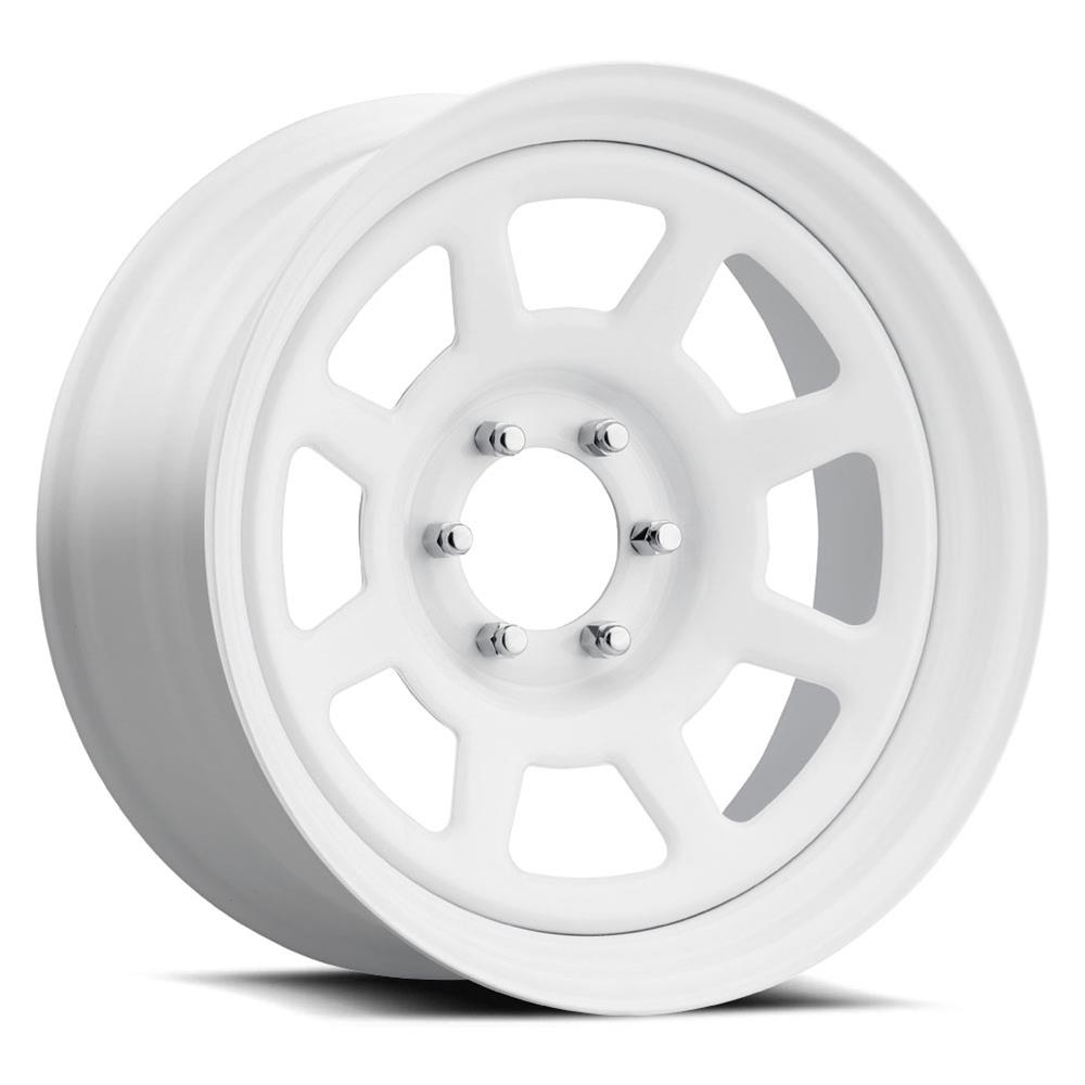 U.S. Wheel 400-8250 U.S. Wheel 400 Series D-Lux Gloss White Wheels ...