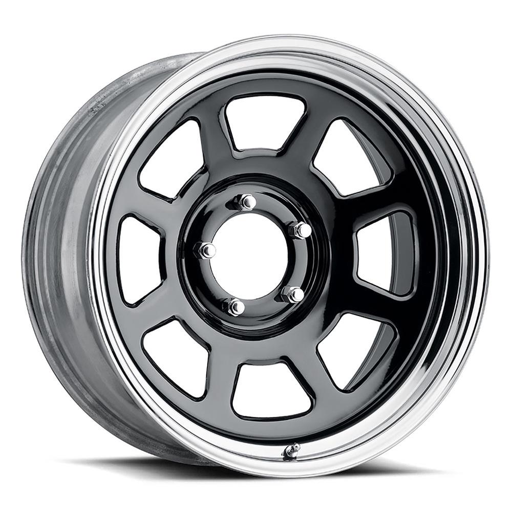 U.S. Wheel 451-21255 U.S. Wheel 451 Series D-Lux Gloss Black Wheels ...