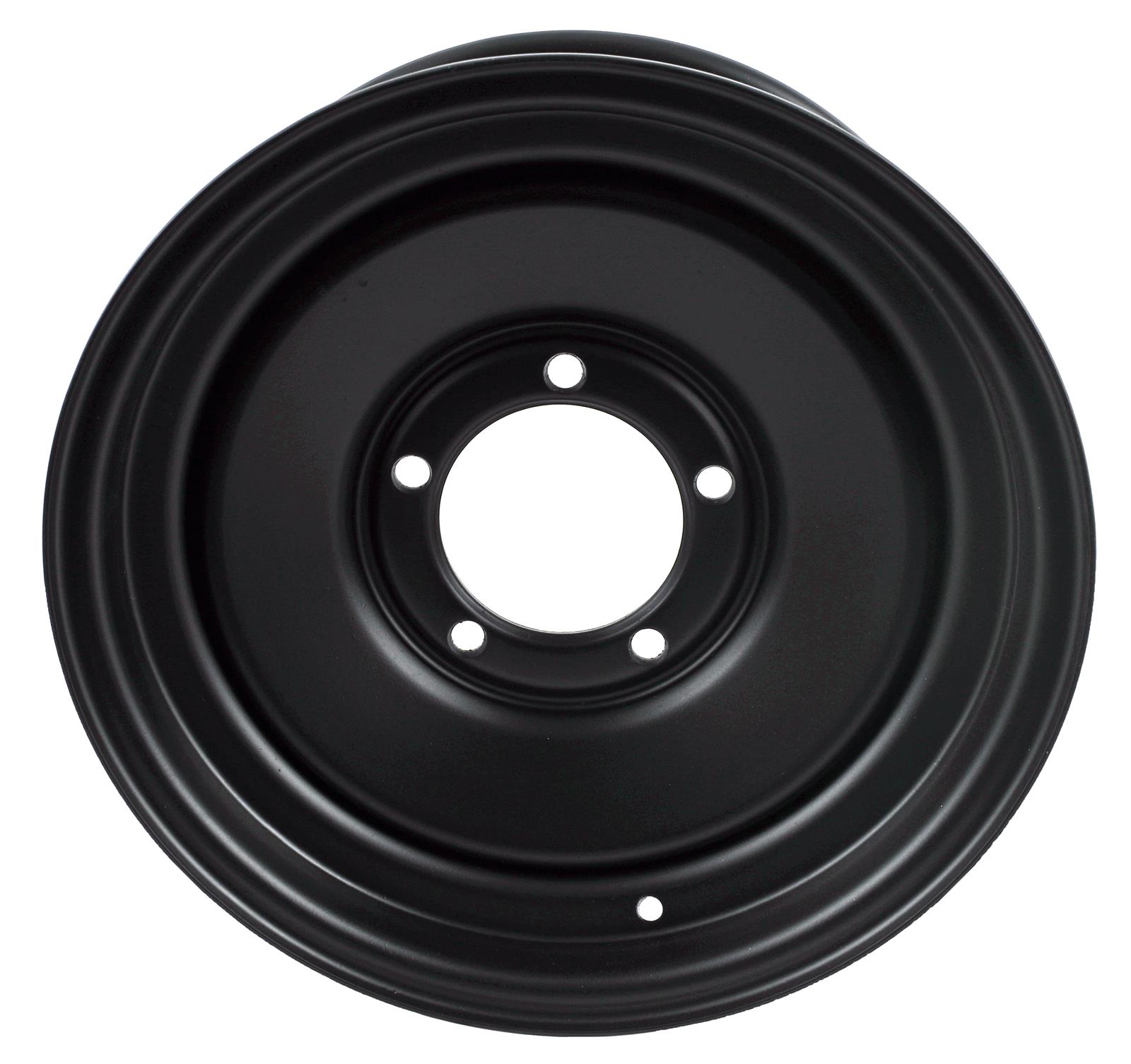 U.S. Wheel 68-5655 U.S. Wheel 68 Series Rat Rod Matte Black Wheels ...