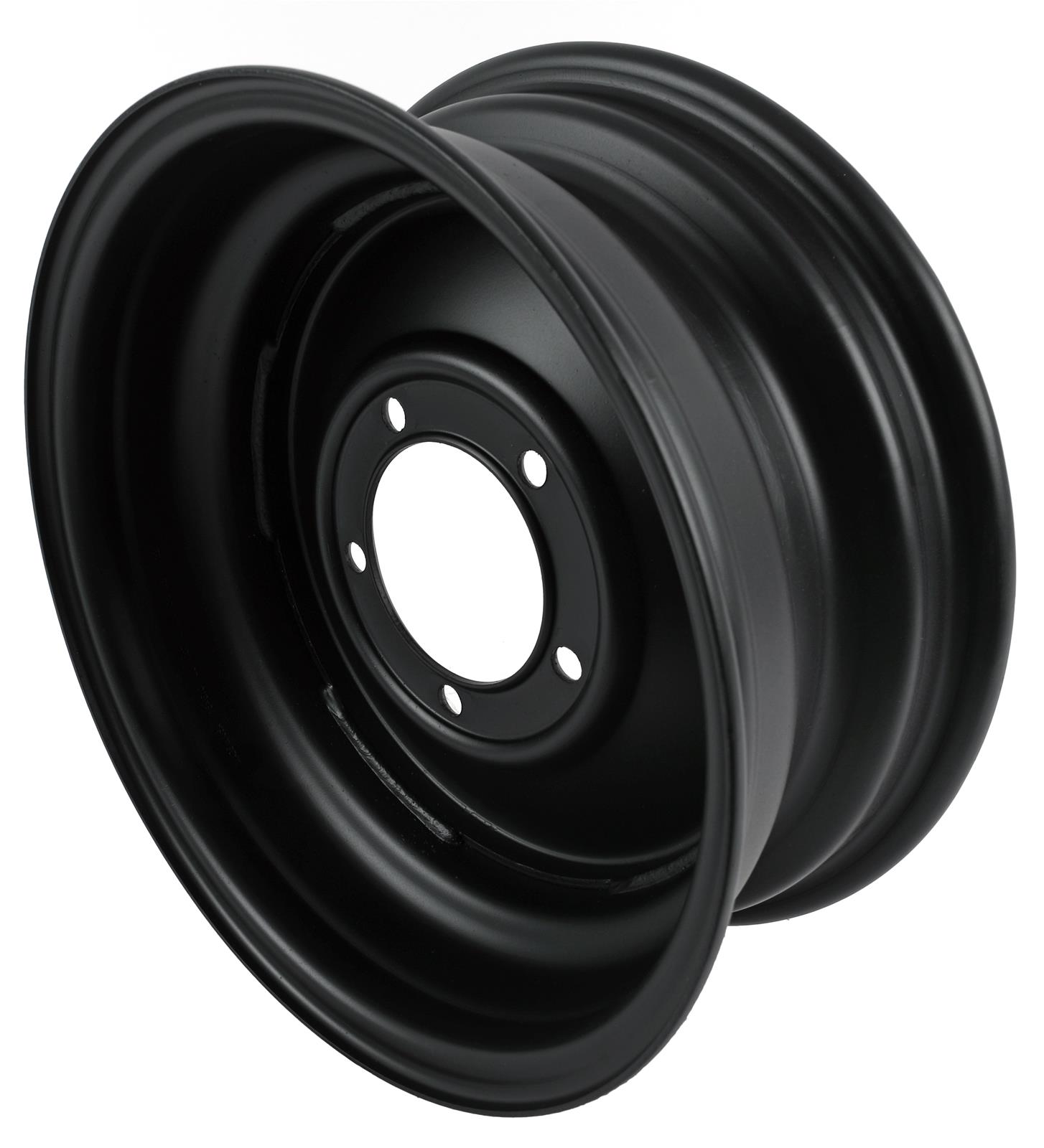U.S. Wheel 68-5655 U.S. Wheel 68 Series Rat Rod Matte Black Wheels ...