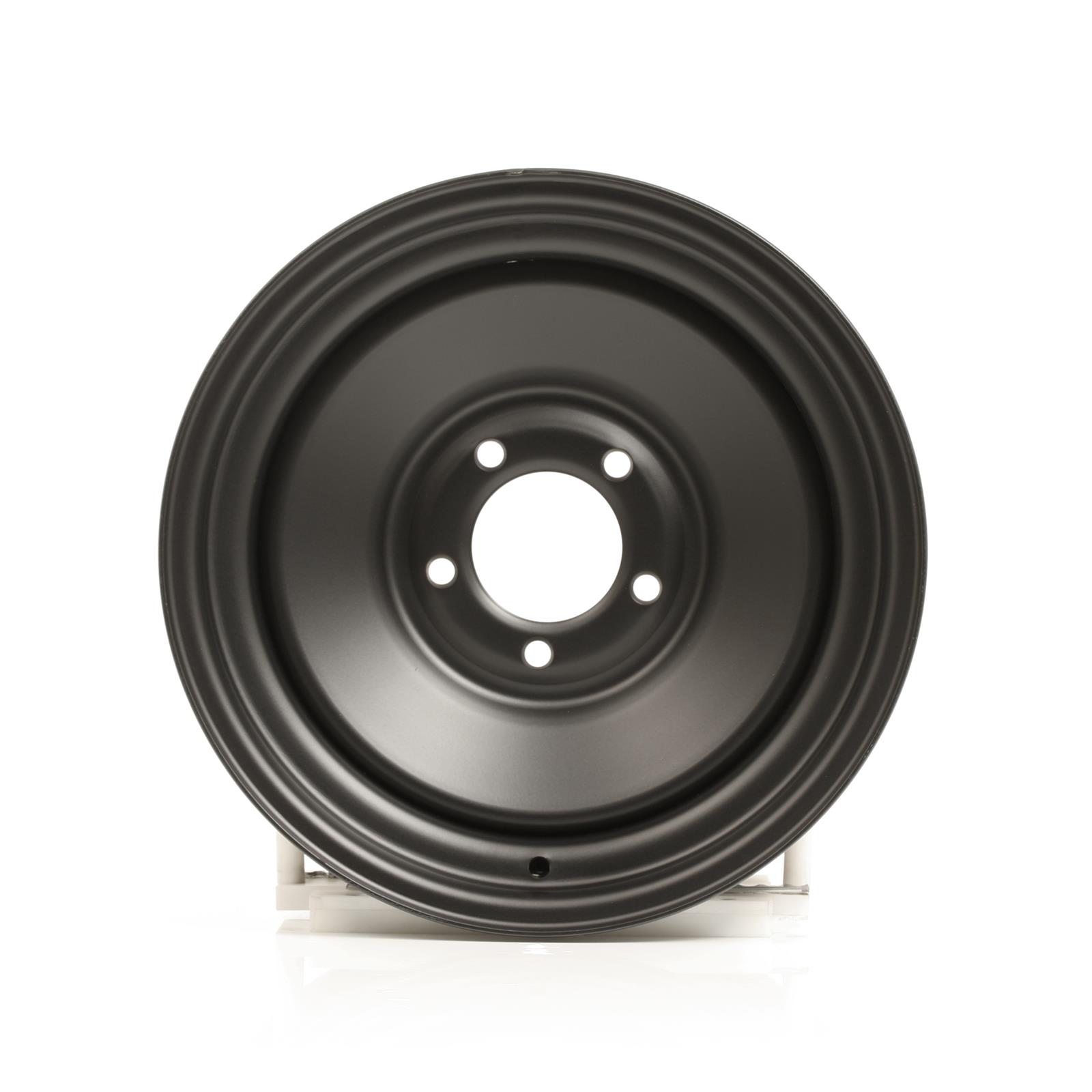 U.S. Wheel 68-5734 U.S. Wheel 68 Series Rat Rod Matte Black Wheels ...