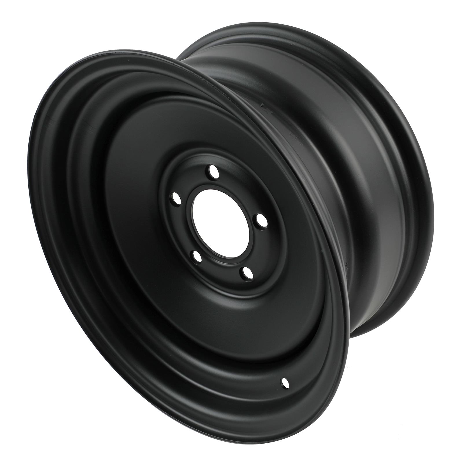 U.S. Wheel 68-5750 U.S. Wheel 68 Series Rat Rod Matte Black Wheels ...