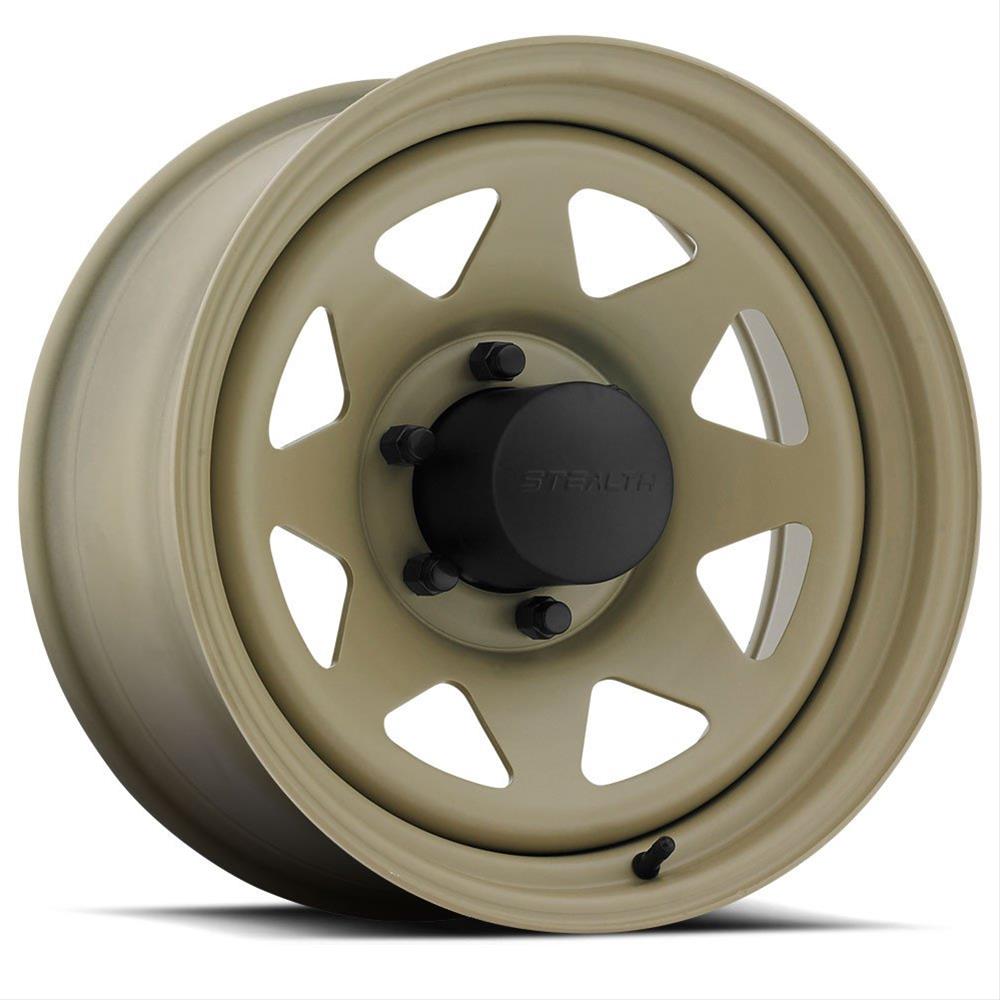 U.S. Wheel 704-5760DS U.S. Wheel 704 Series Stealth 8-Spoke Desert Sand ...