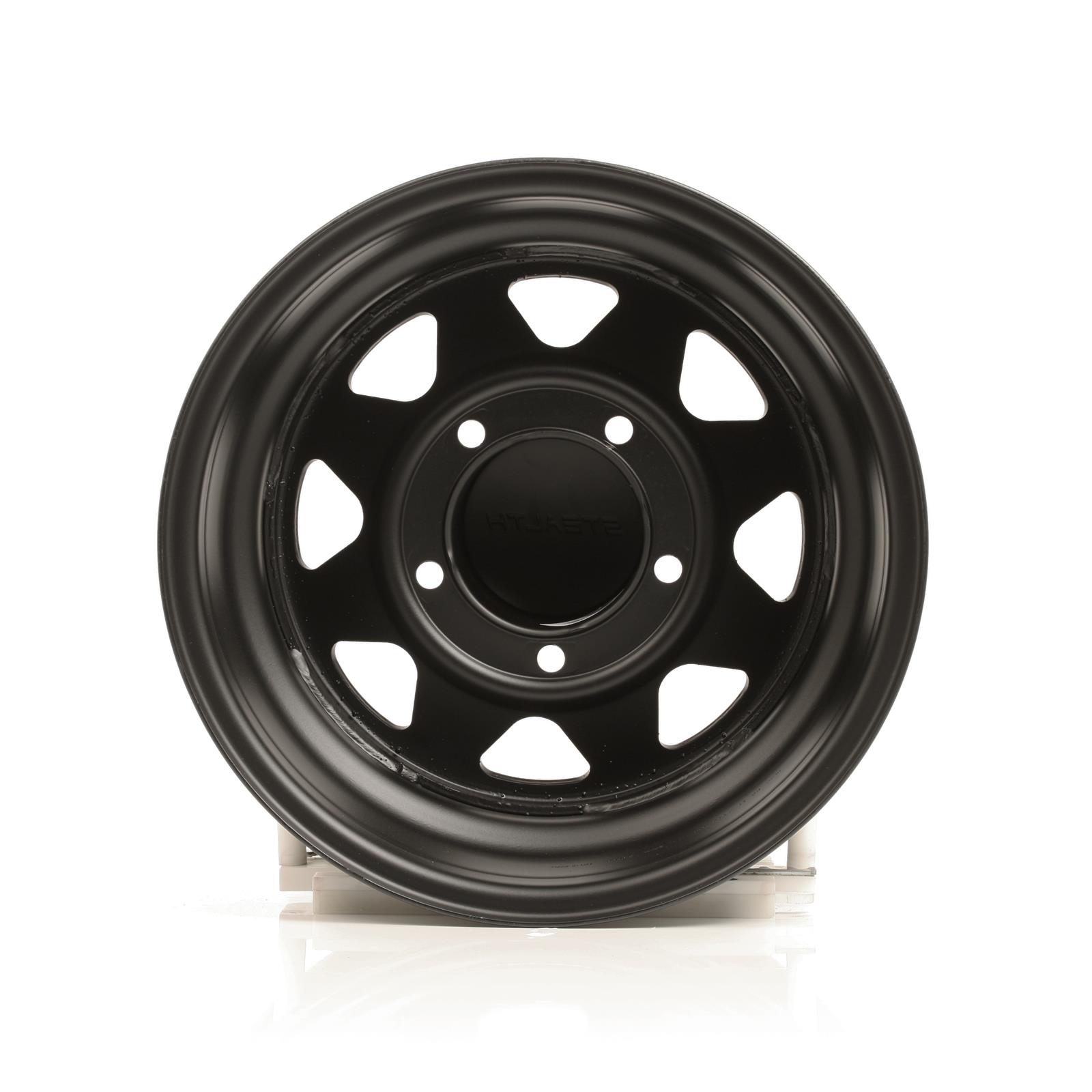 U.S. Wheel 704 Series Stealth 8-Spoke Matte Black Wheels | Summit Racing
