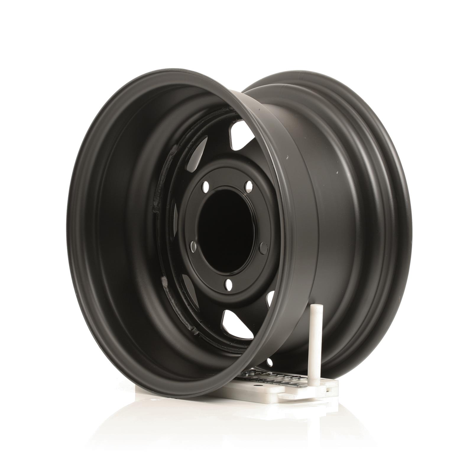 U.S. Wheel 704 Series Stealth 8-Spoke Matte Black Wheels | Summit Racing