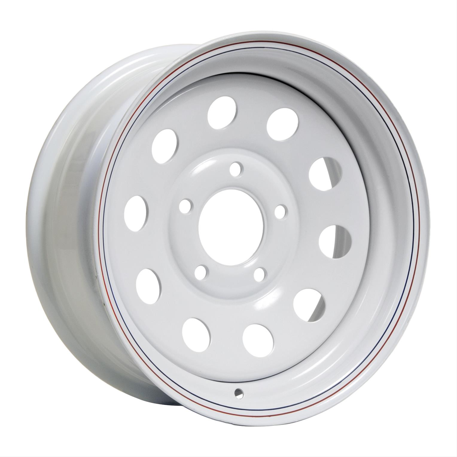U.S. Wheel 93 Series White Modular Trailer Wheels | Summit Racing