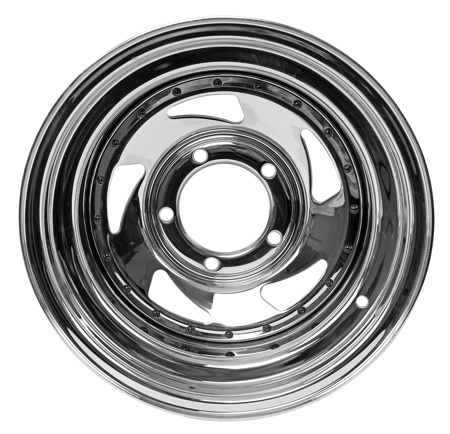 U.S. Wheel 26-5855 U.S. Wheel 26 Series Chrome Blade Wheels | Summit Racing