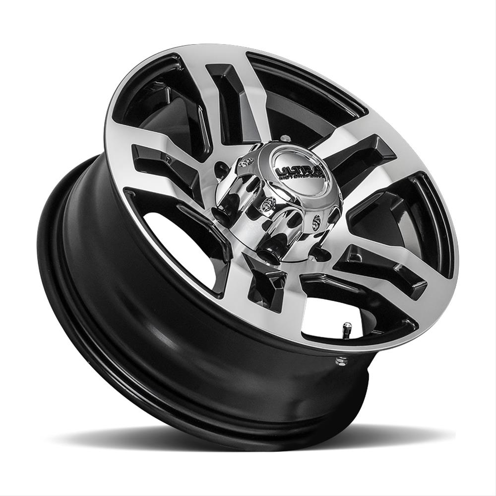 Ultra Wheel 052 Hangout Trailer Clearcoated Gloss Black with Diamond ...