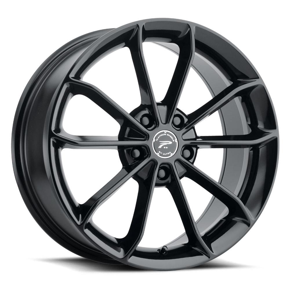 Ultra Wheel Company 457-7831BK+40 Ultra Wheel Platinum Luxury 457 ...