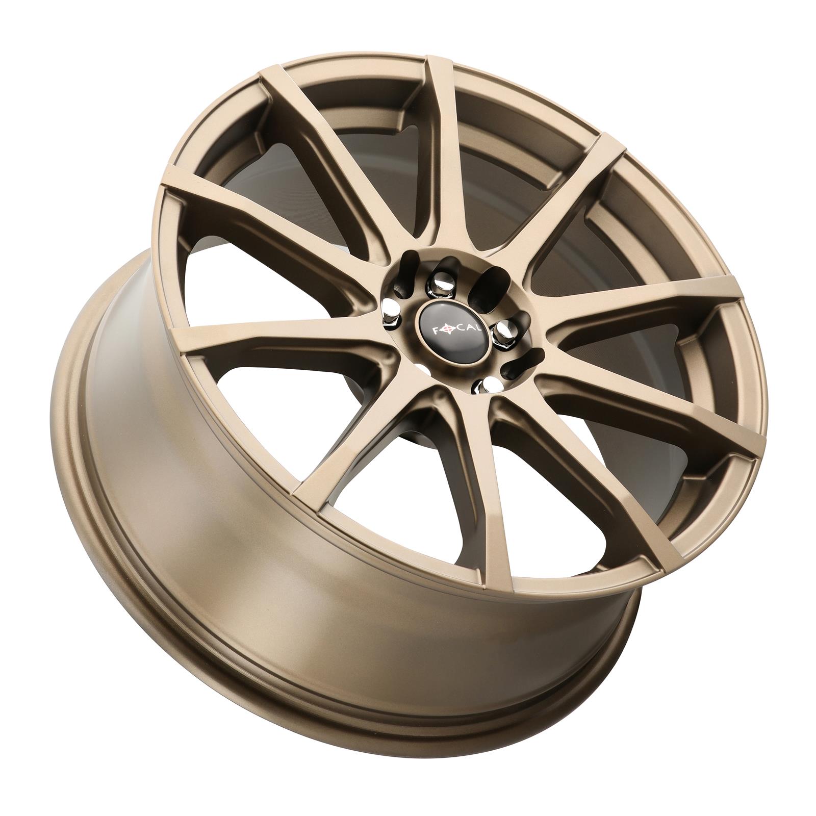 Ultra Wheel Company 453-6718BZ+40 Focal 453 F-53 Satin Bronze Wheels ...