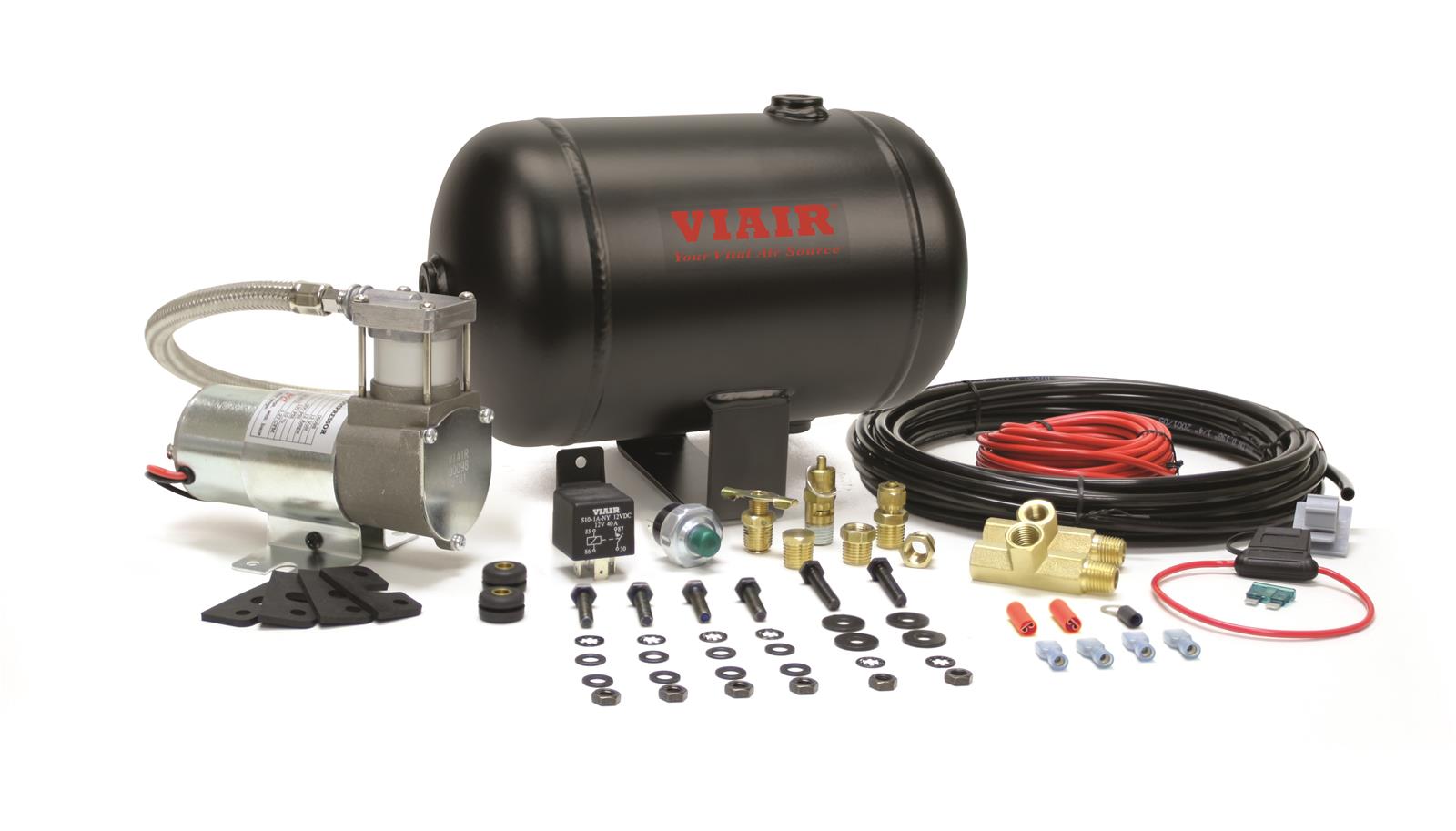 Viair Corporation 10000 VIAIR Ultra Light-Duty Onboard Air Systems | Summit Racing