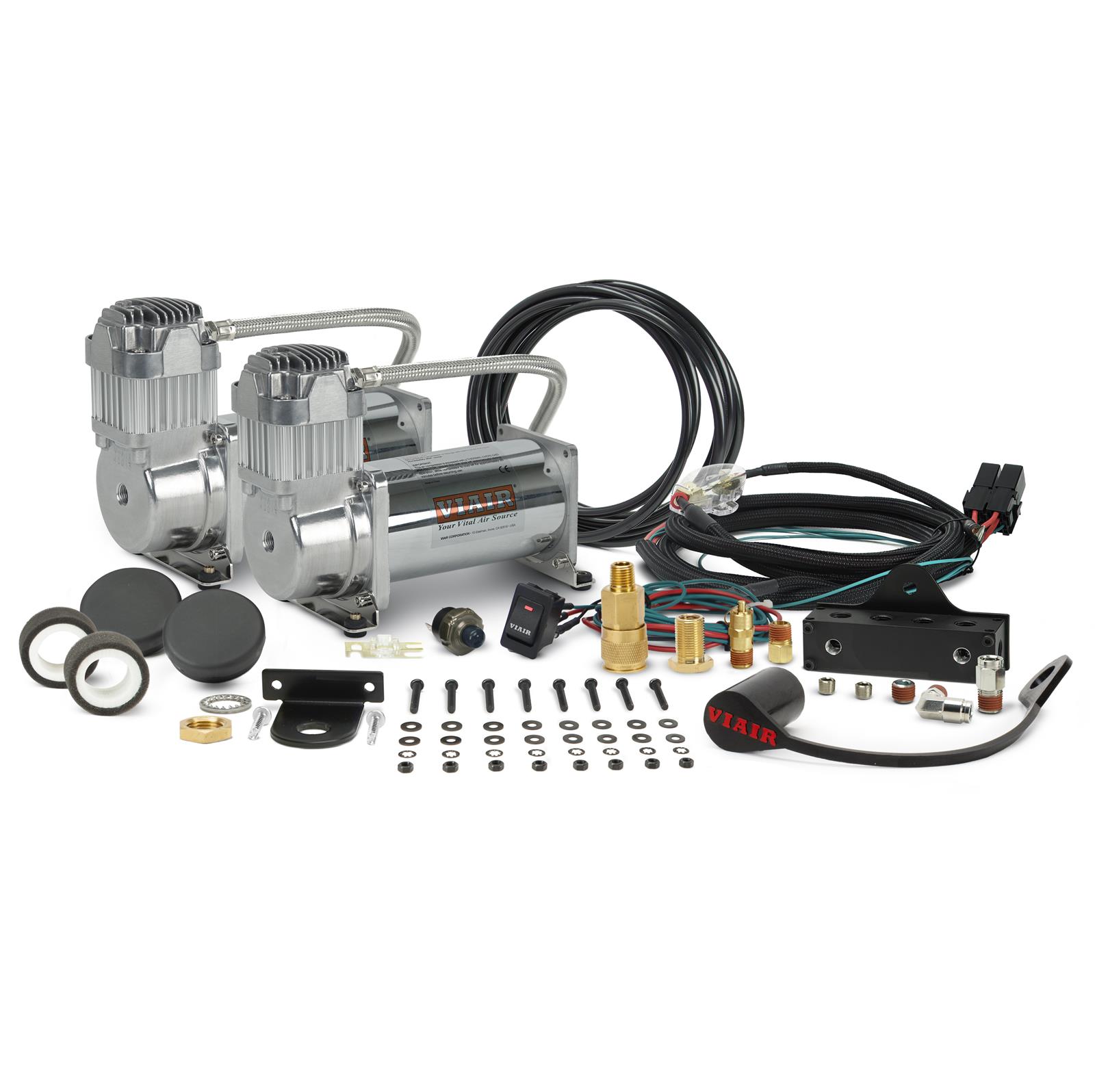 Viair Corporation 400DC01 VIAIR 400C Dual Performance Value Pack Air ...