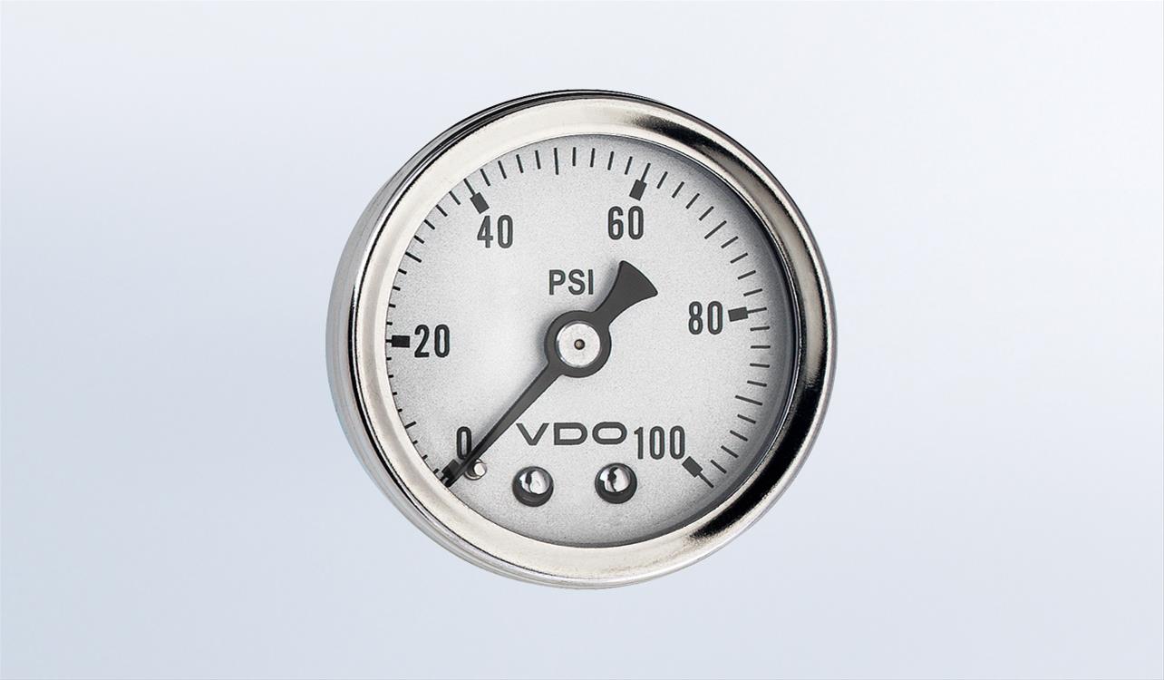 VDO Gauges 153-112 VDO Mini Pressure Gauges | Summit Racing