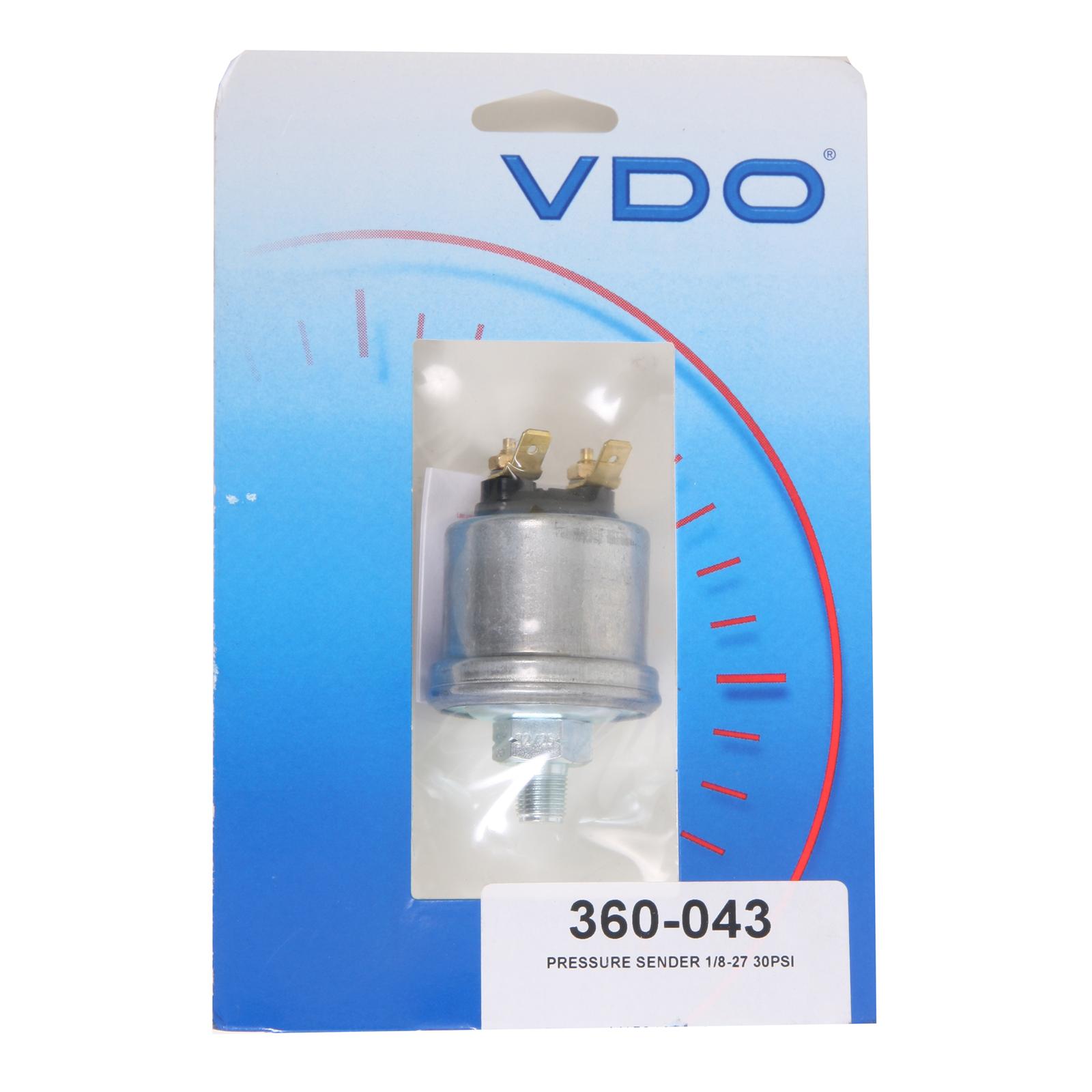 VDO Gauges 360-043 VDO Pressure Senders | Summit Racing