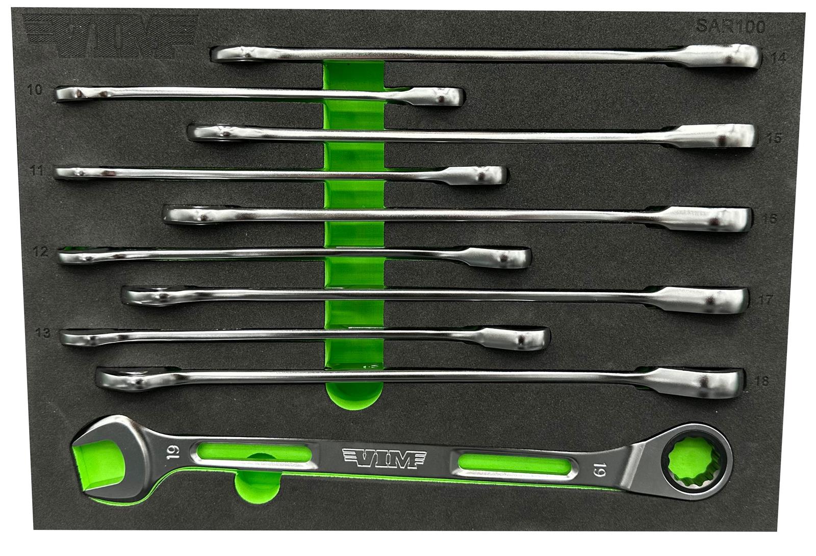 VIM Tools SAR100 VIM Tools Slim Offset Ratcheting Wrench Sets | Summit ...