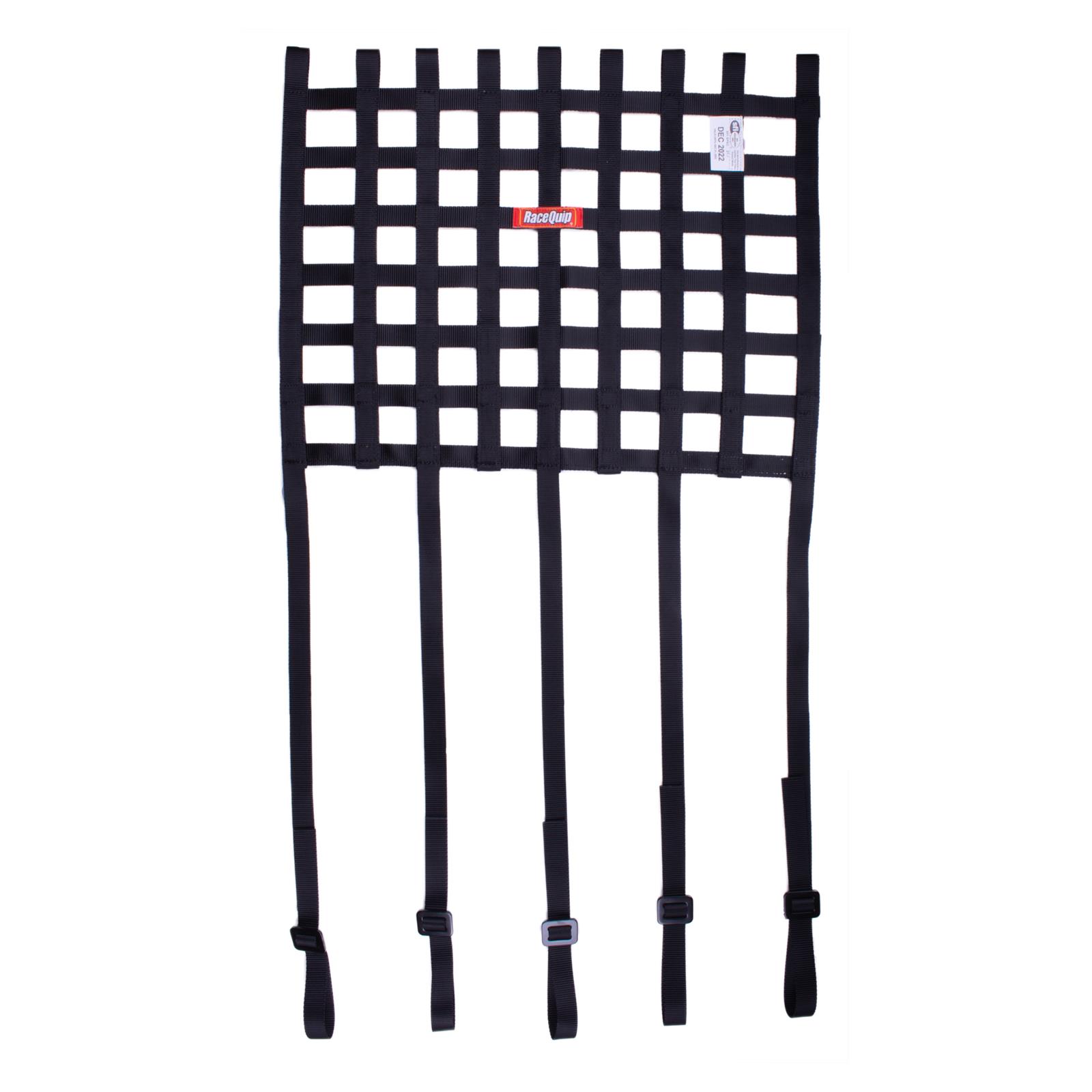 Racequip 825005 RaceQuip SFI Ribbon Window Nets With Strap Mounts ...