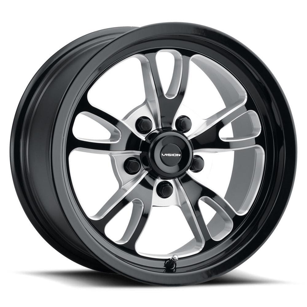 Vision Wheel 149-5861B0 Vision American Muscle 149 Patriot Gloss Black ...