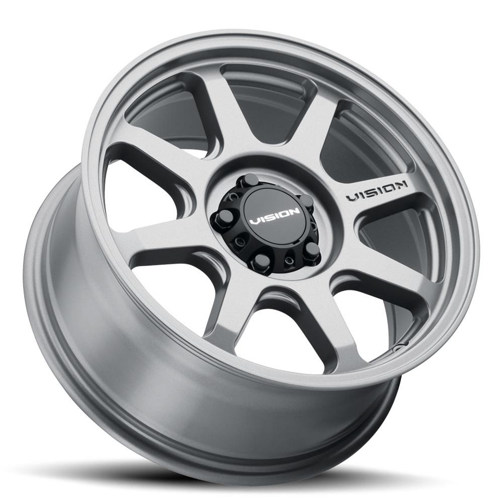 Vision Wheel 351-6873SG0 Vision Off-Road 351 Flow Series Satin Gray ...